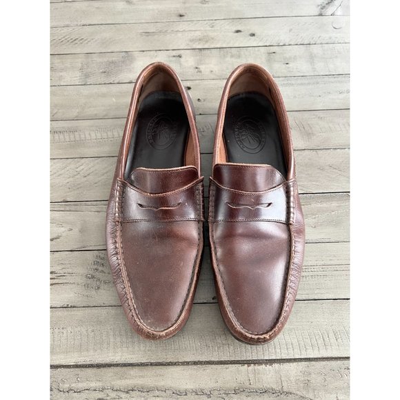 Bexley | Shoes | Bexley Brown Leather Davies Loafers Moccasins Dress ...